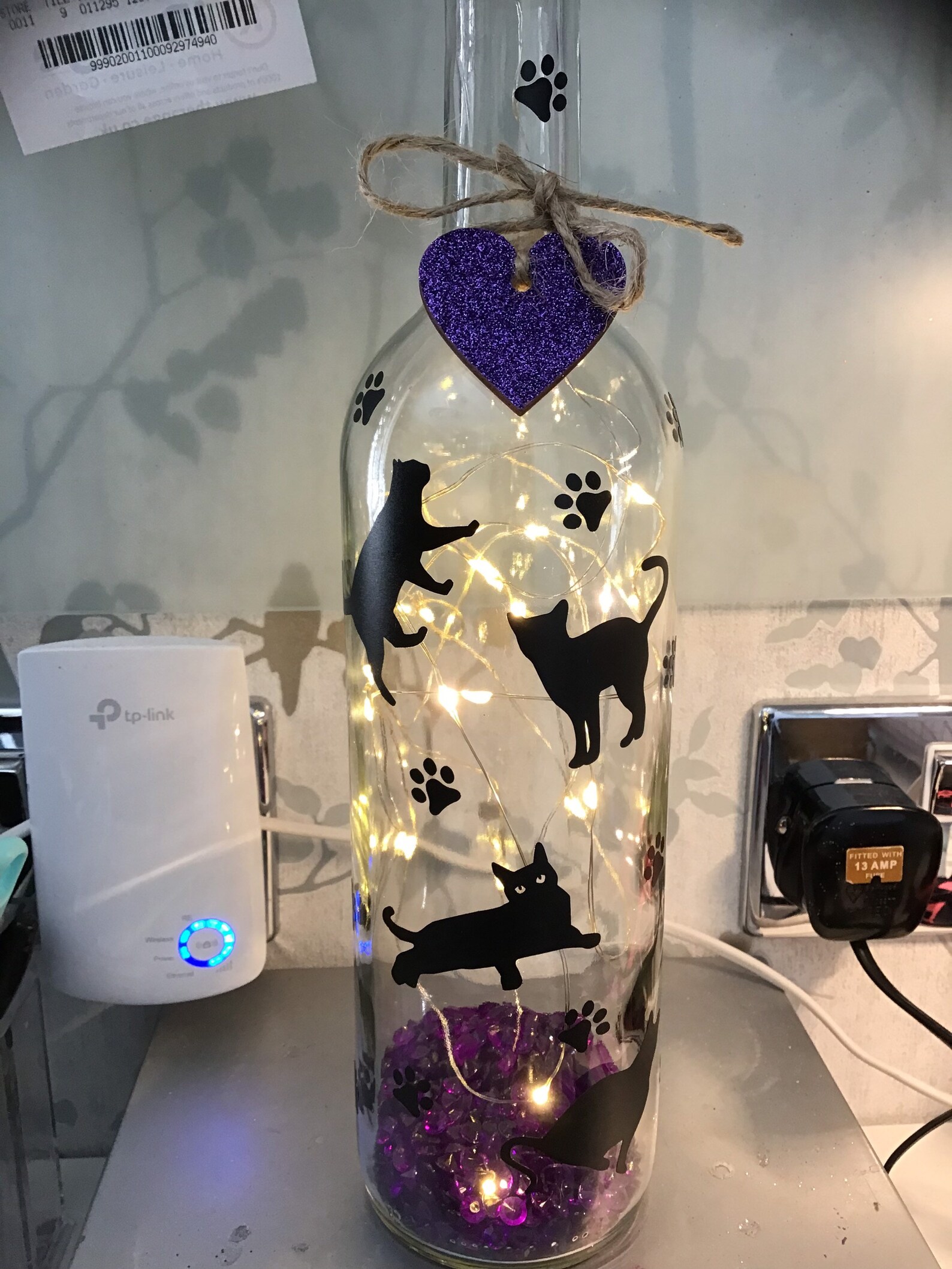 Cats Light up Bottle Bottle Light. Birthday Christmas Gift - Etsy