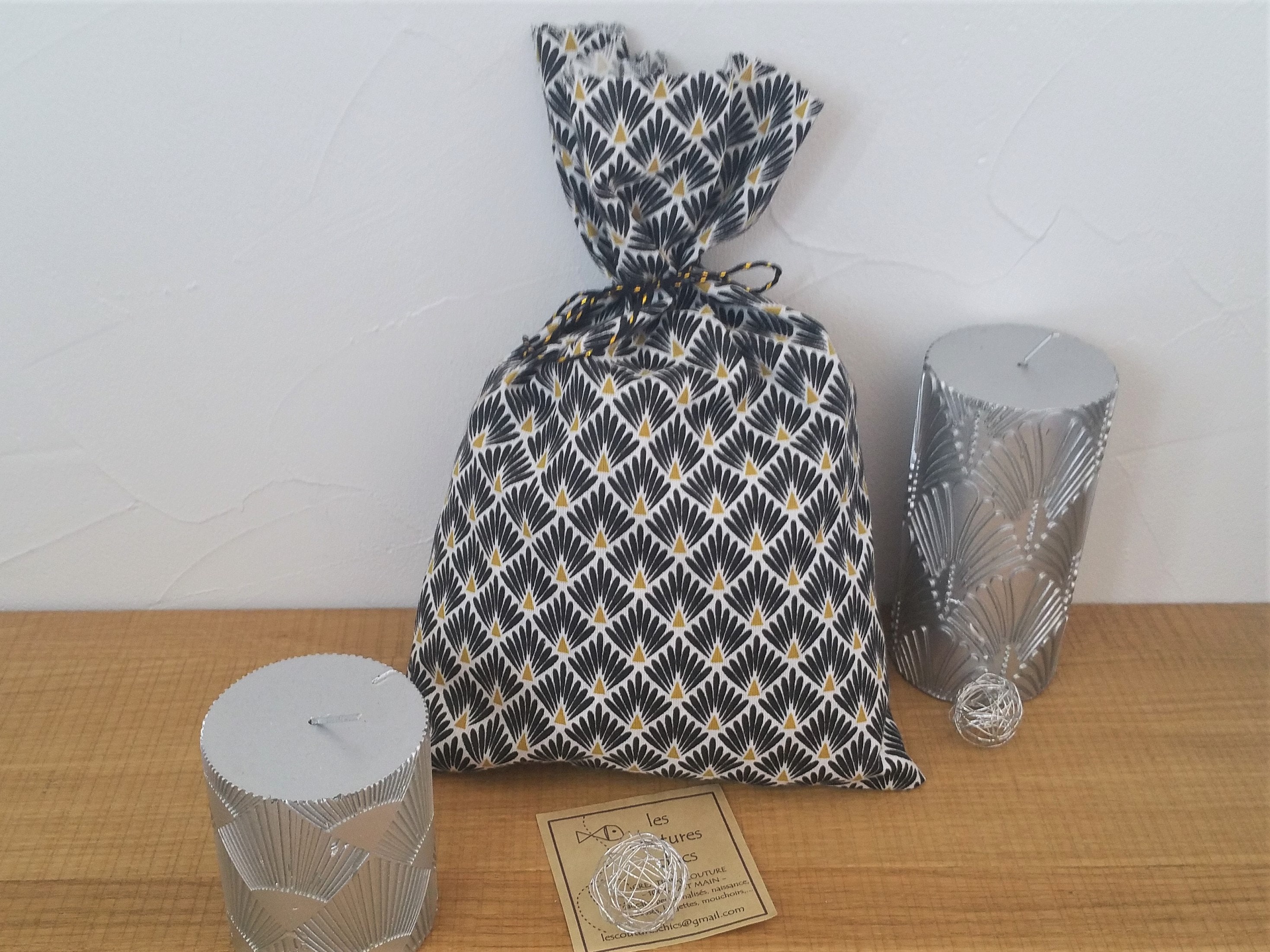 Emballage cadeau en tissu réutilisable Pochette cadeau pour | Etsy