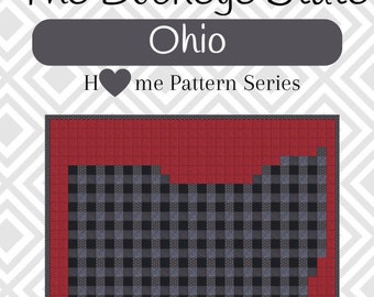 The Garden State - New Jersey - Pixelated Quilt Pattern (digital ...