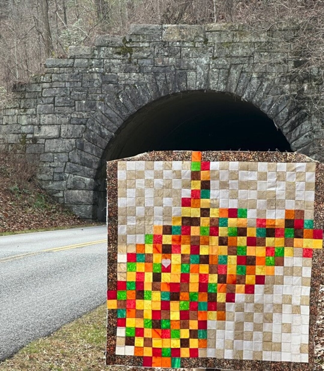 The Mountain State - West Virginia Pixelated Quilt Pattern (digital ...
