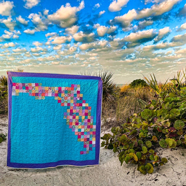 Florida Quilt Pattern - Etsy