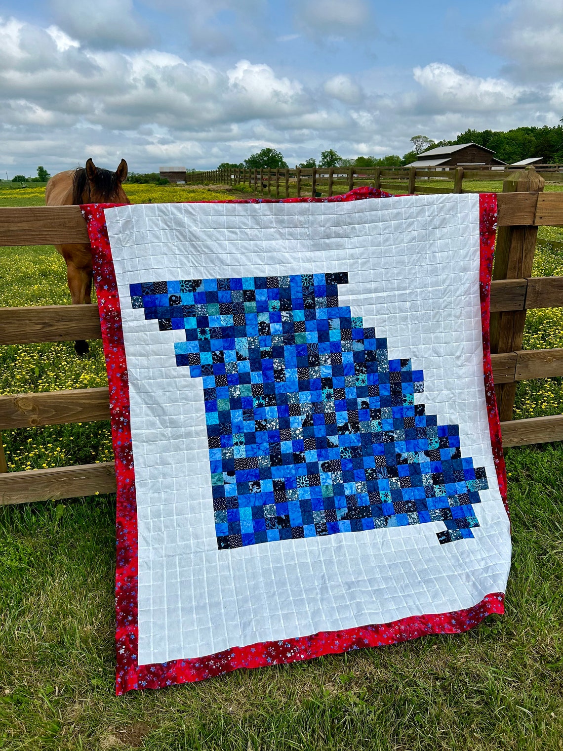 The Show-me State - Missouri Pixelated Quilt Pattern (digital Download ...