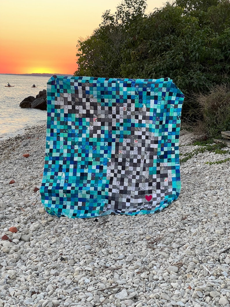 The Mitten State - Michigan Pixelated Quilt Pattern (digital Download ...