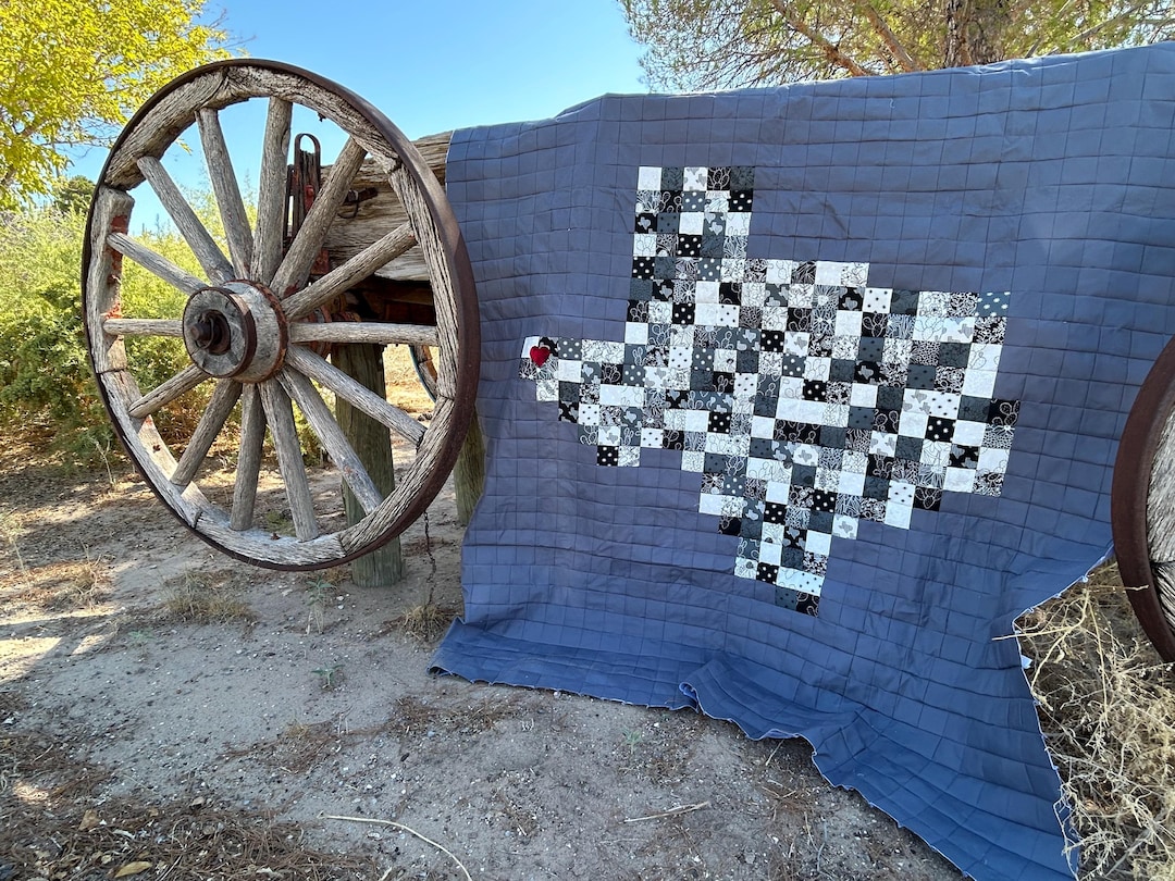 The Lone Star State - Texas - Pixelated Quilt Pattern - Etsy