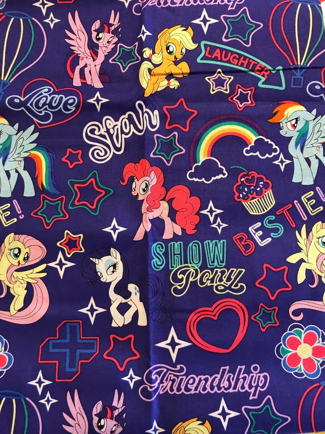 Licensed My Little Pony/ Bestie Fabric / 100% Cotton Fabric by the Yard ...
