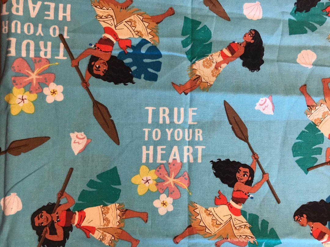 Moana, Disney Princess, Maui, Pua Fabric Cit to Size. True to Your ...