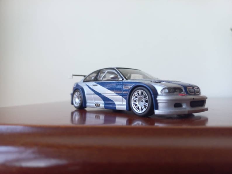 Need for Speed Most Wanted BMW M3 Gtr razor 1:43 Scale - Etsy