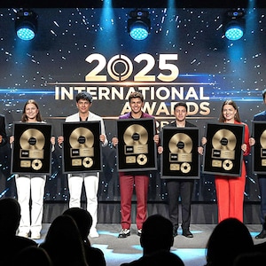 Personalized Vinyl Record Award: Custom Corporate Trophy for Employee ...