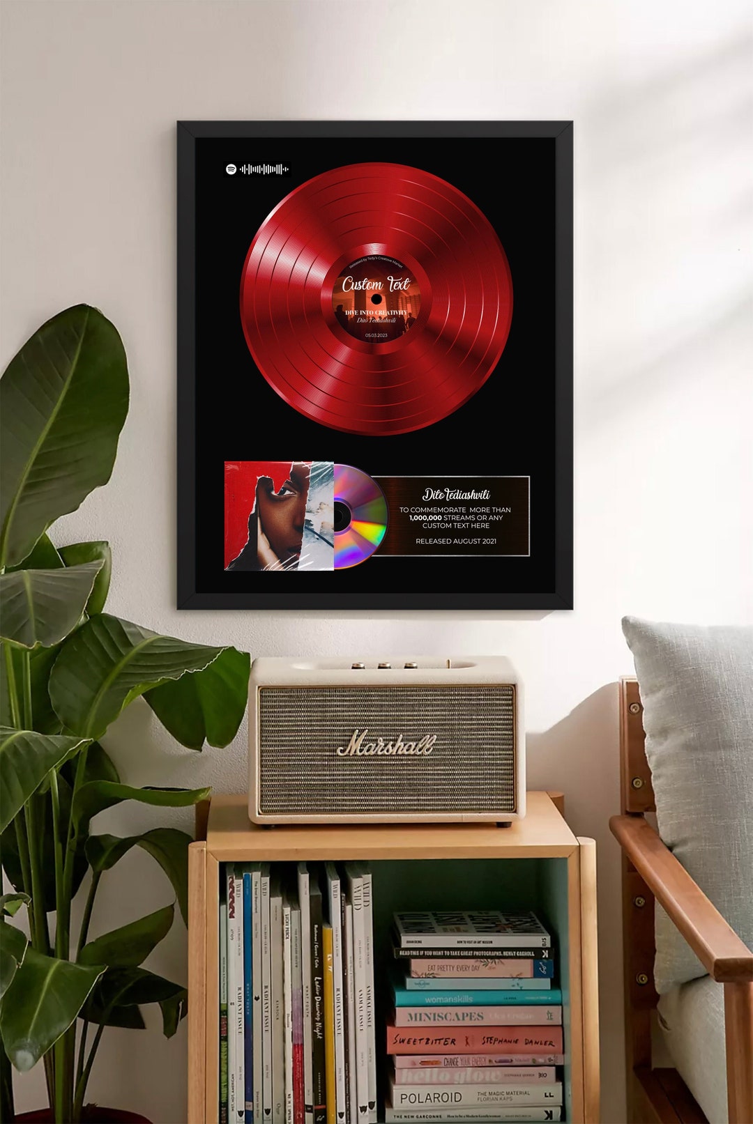 Custom Song Plaque, Personalized Music Plaque, Custom Vinyl Records ...