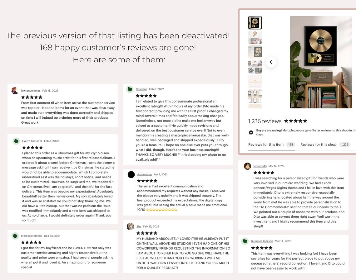 Personalized Plaque Custom Plaque Vinyl Record Plaque - Etsy