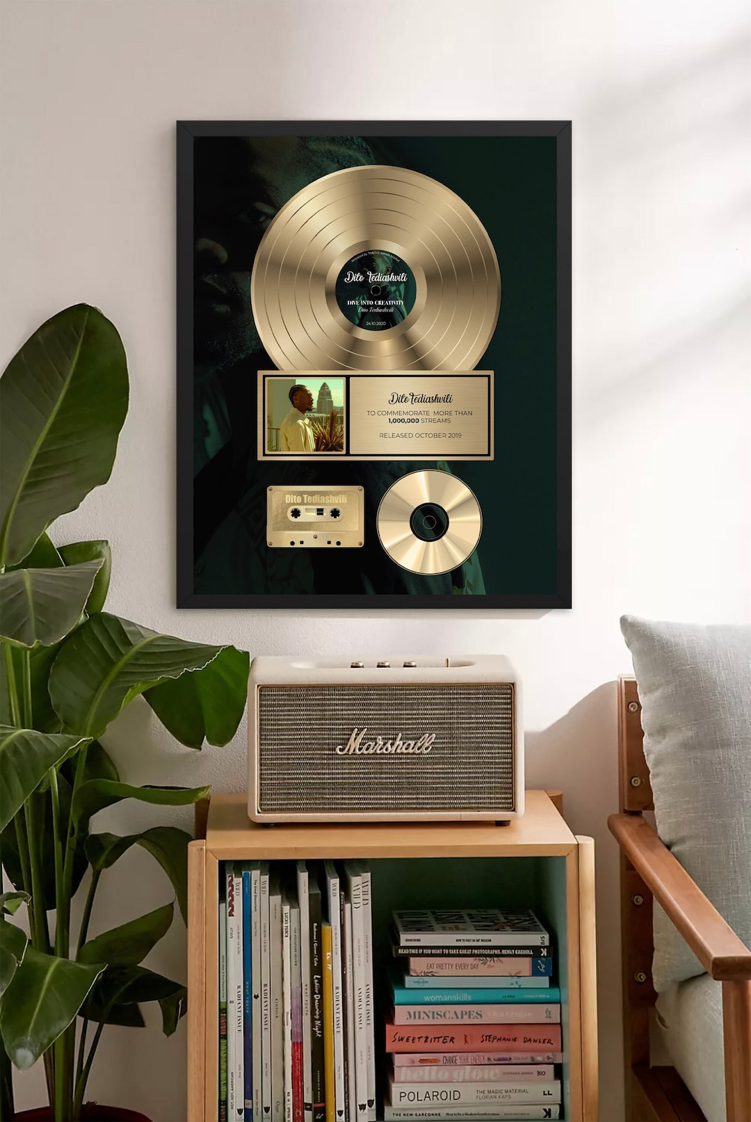 Personalized Music Frame, Custom Song Prints, Music Plaque, Custom ...