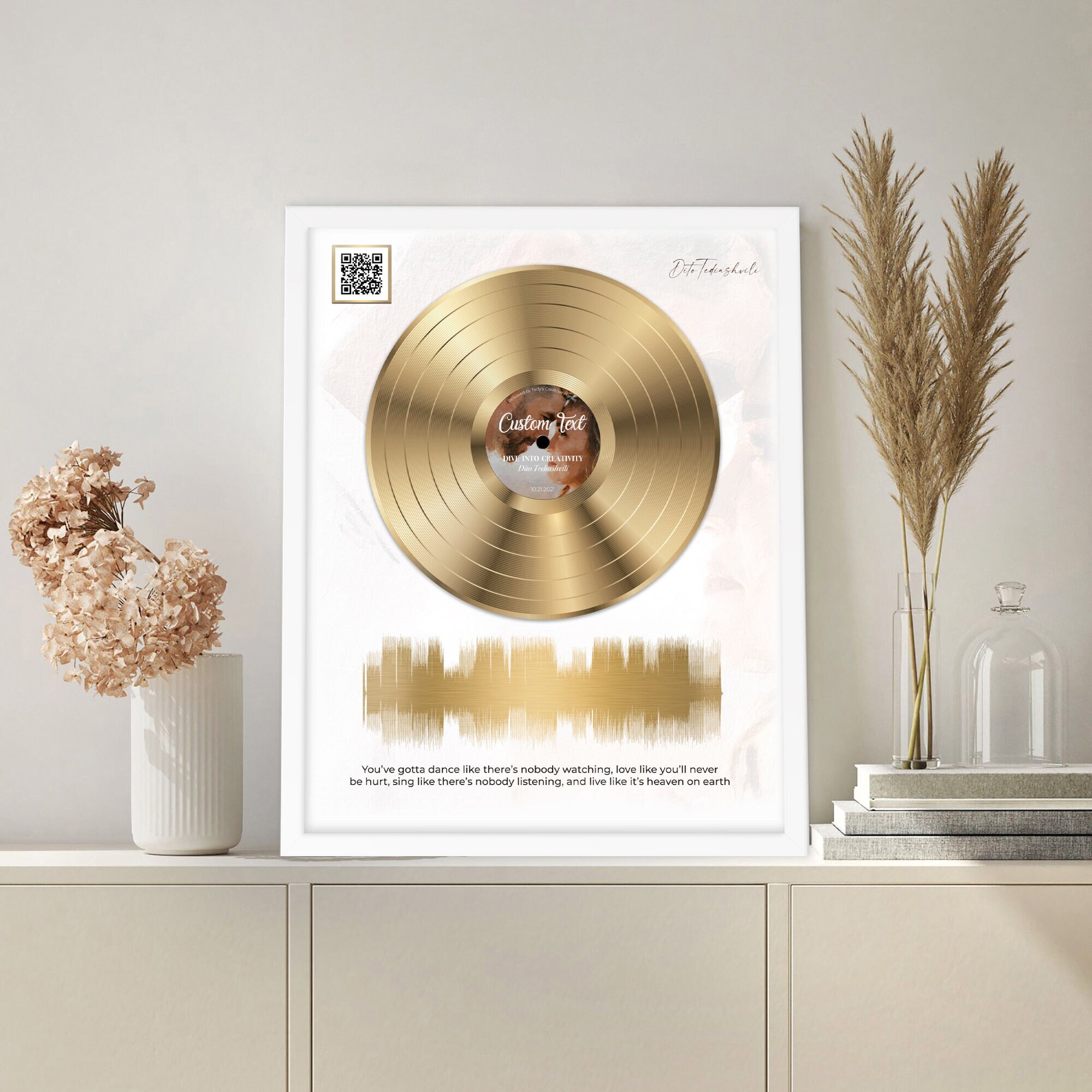 Custom Sound Wave Art Personalized Soundwave Print | Etsy