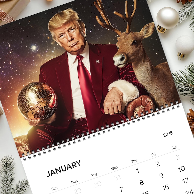 Trump 2026 Trump Wall Calendar - Etsy