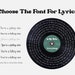 Personalized Vinyl Record Any Song Lyrics Personalized Print - Etsy