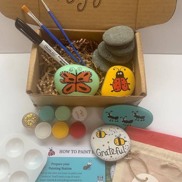 Rock Painting - Etsy