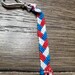 Red White and Blue Key Chain - Etsy