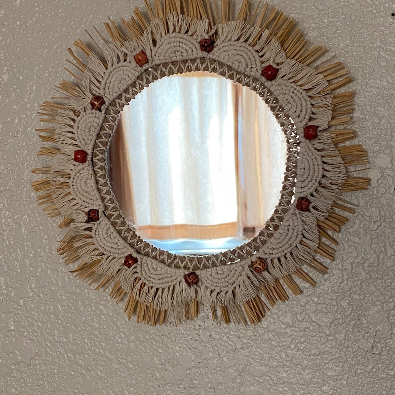 Boho Mirror - Etsy