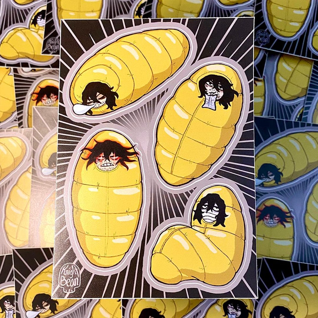 Aizawa MHA - Vinyl Sticker Sheet - Etsy