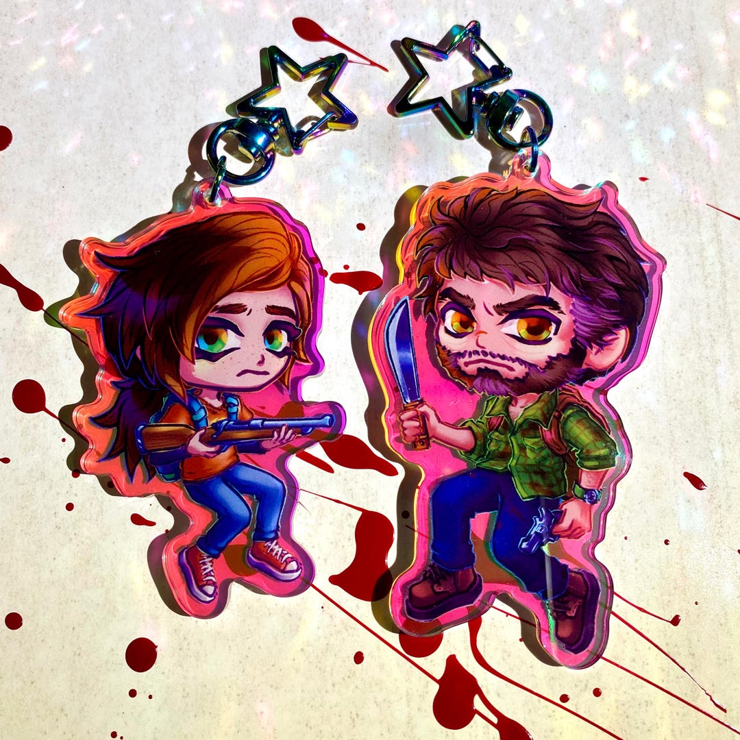 Last of Us - Ellie and Joel - Keychain Acrylic Charm - Etsy