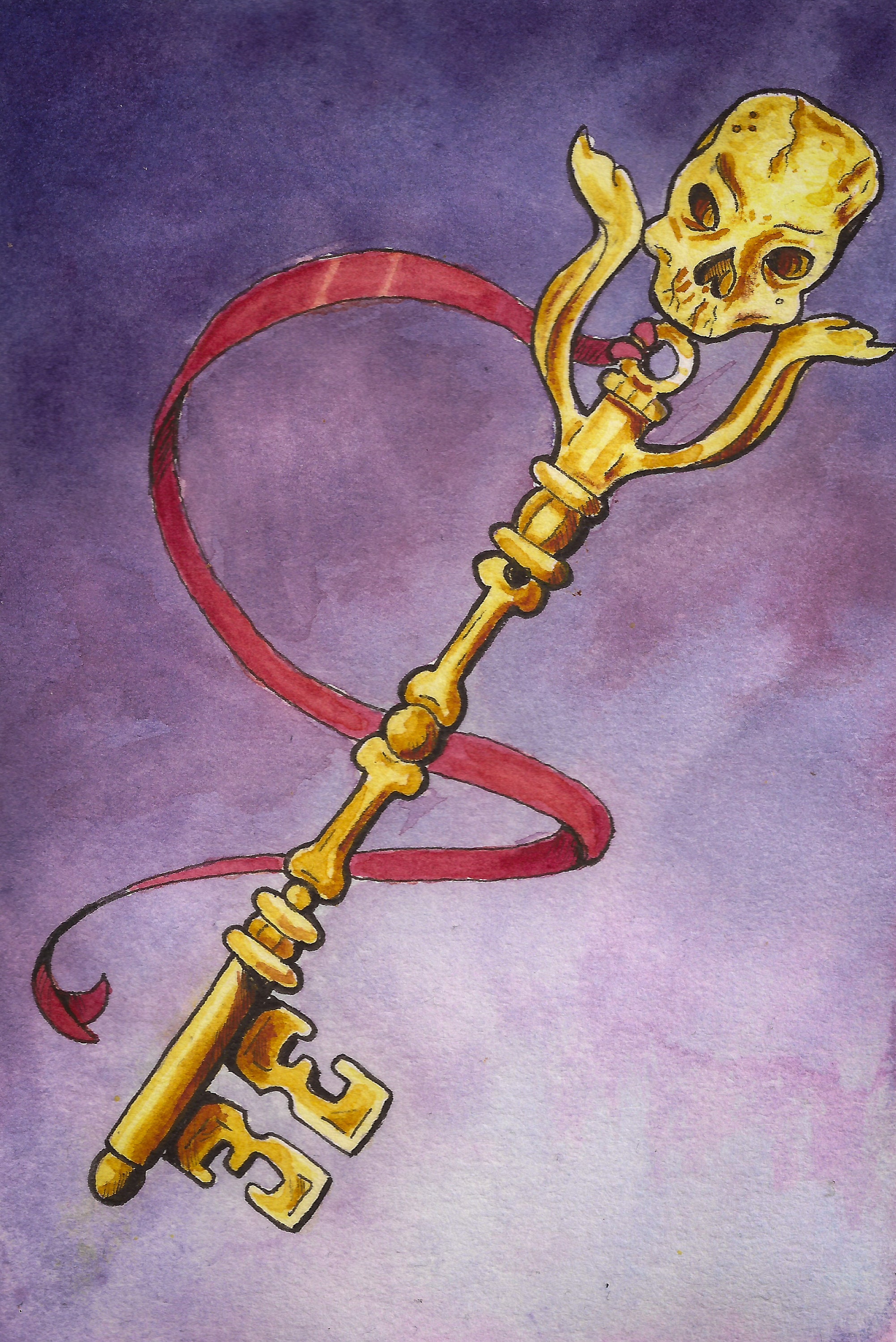 Skeleton Key Fine Art Print 5x7 Portrait | Etsy