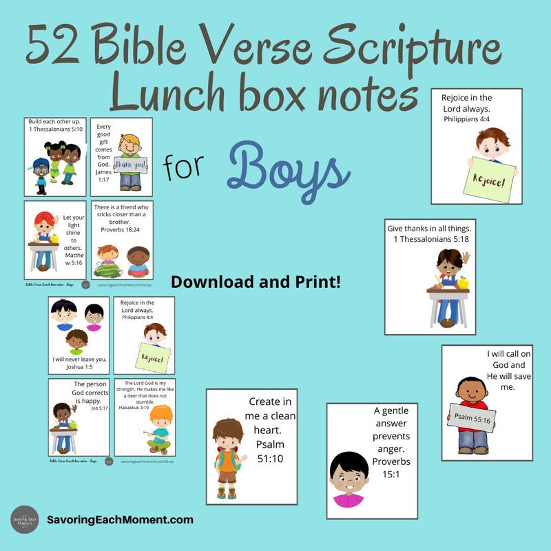 Lunch Box Cards - Etsy