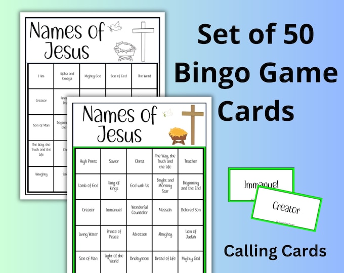 Moses Bingo Game for Kids Bible Bingo Game Printable Games for Kids ...