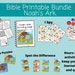 Bible Activities for Kids | Noahs Ark | Bible Busy Binder| Bible Busy ...