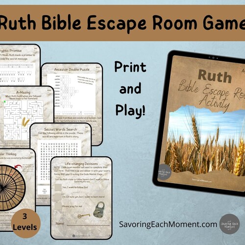 Christmas Bible Escape Room Game Journey to Bethlehem for - Etsy