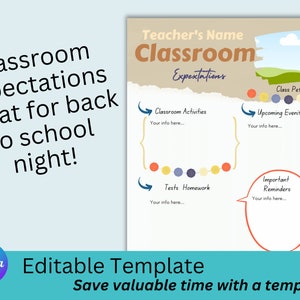 Teacher Newsletter Template Meet the Teacher Editable - Etsy