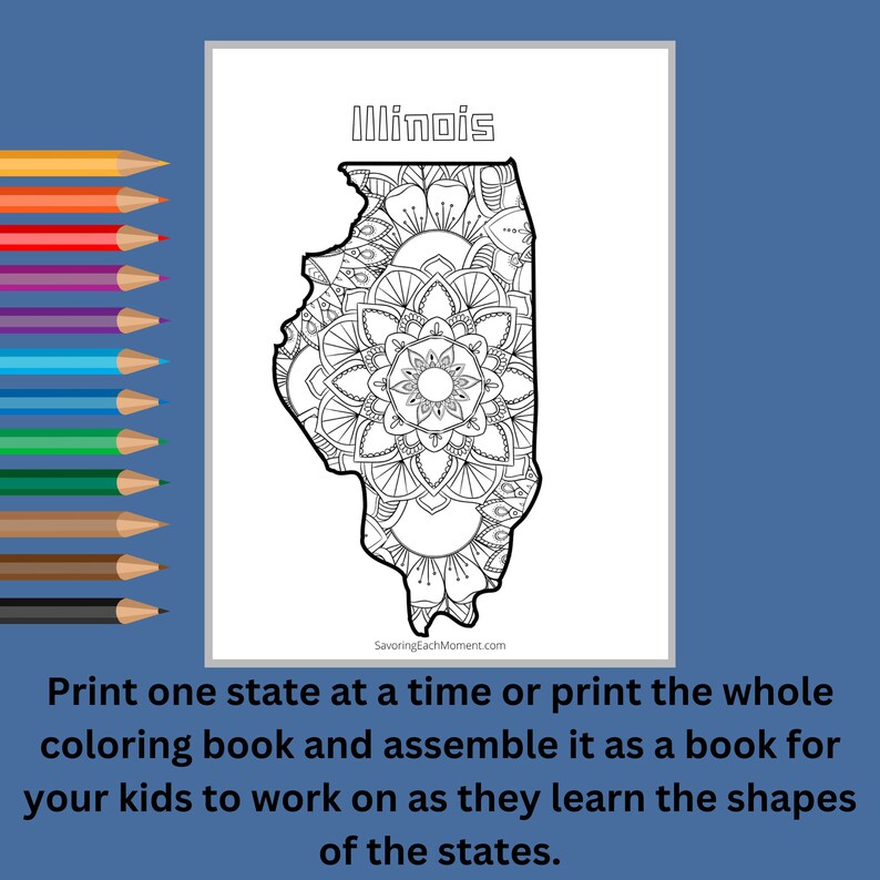 50 States Map Coloring Pages, United States Coloring Pages, Geography ...