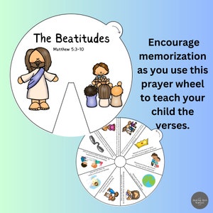Beatitudes Bible Craft Activities, Bible Activities for Kids, Sermon on ...