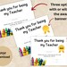 Teacher Appreciation Awards, Year End Teacher Gift, Certificate of ...