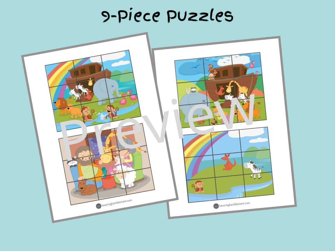 Bible Activities for Kids Noahs Ark Bible Busy Binder Bible Busy Book ...