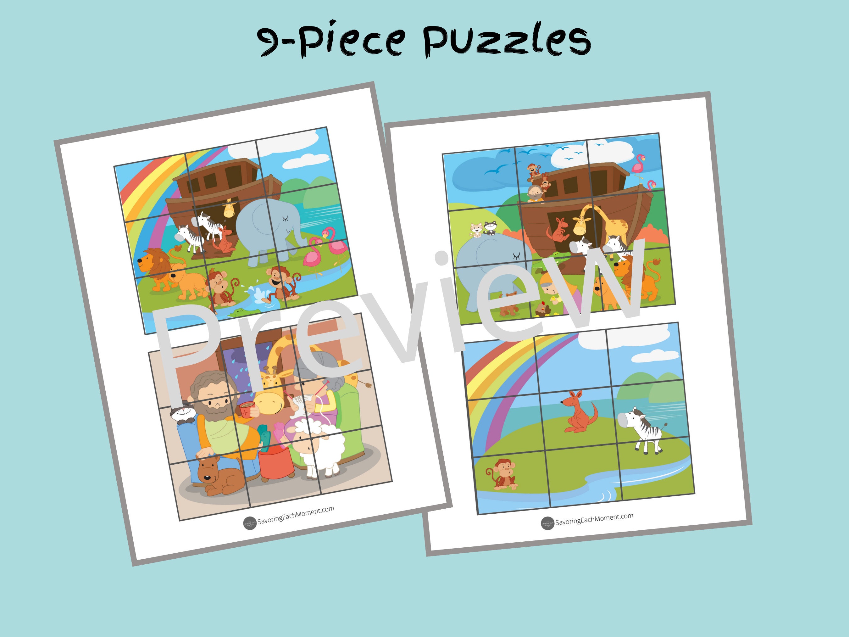 Bible Activities for Kids | Noahs Ark | Bible Busy Binder| Bible Busy ...