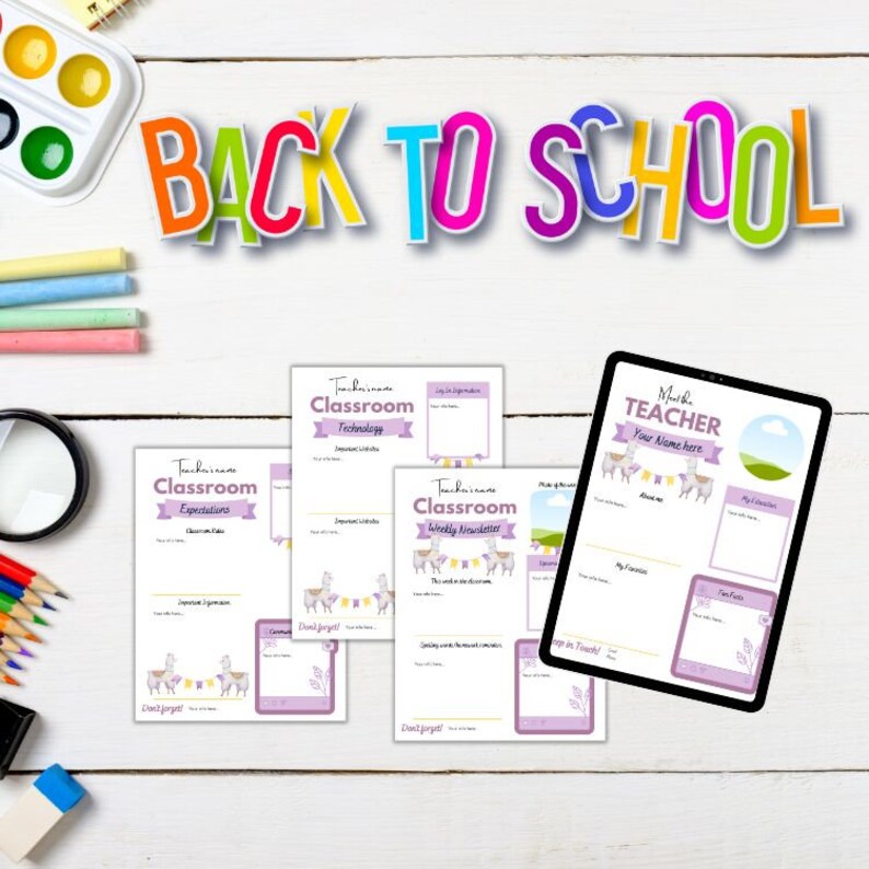 Editable Meet the Teacher Template, Teacher Newsletter Template ...