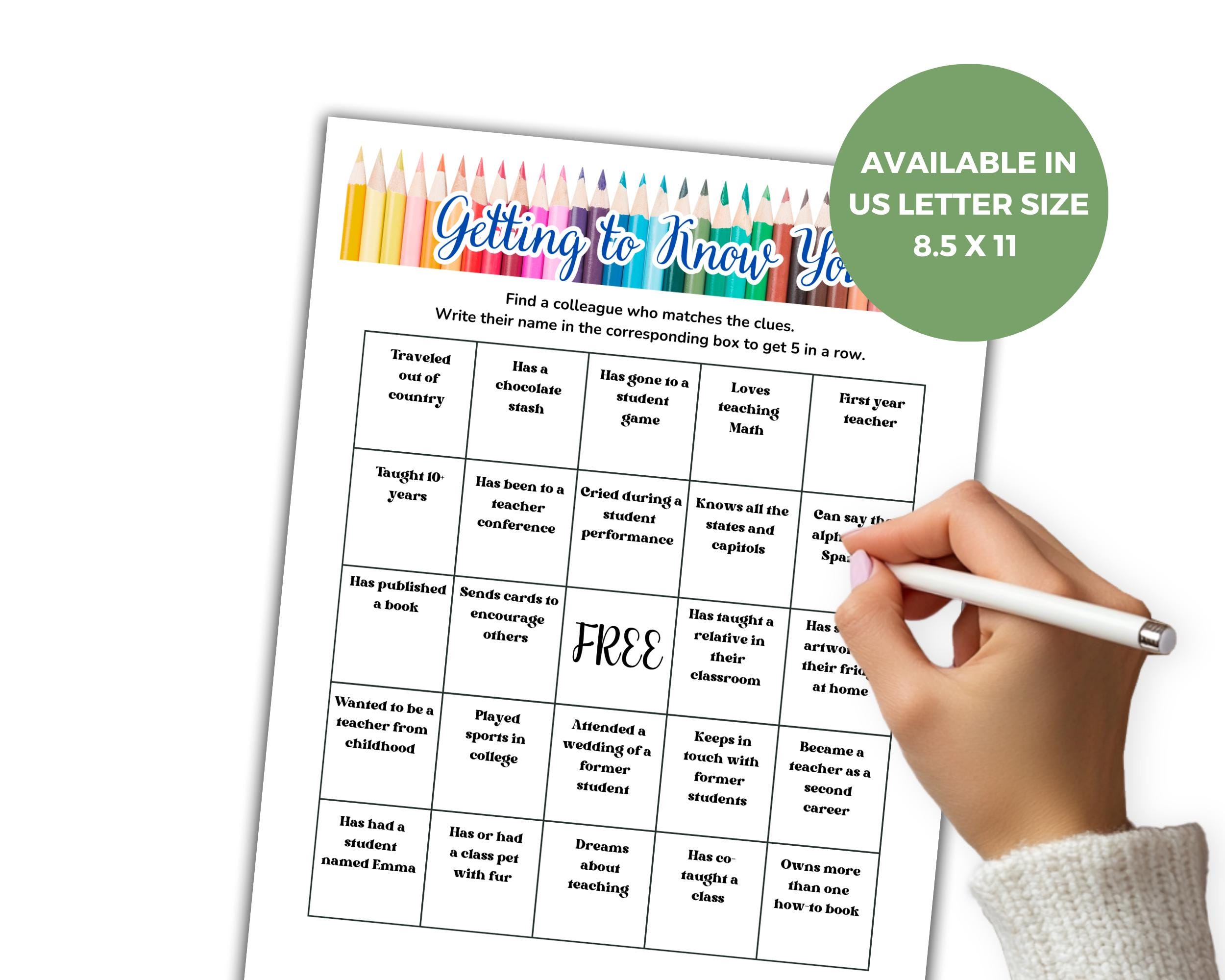 Teacher Trivia Game, Teacher Alphabet Game, Teacher Retirement Game ...