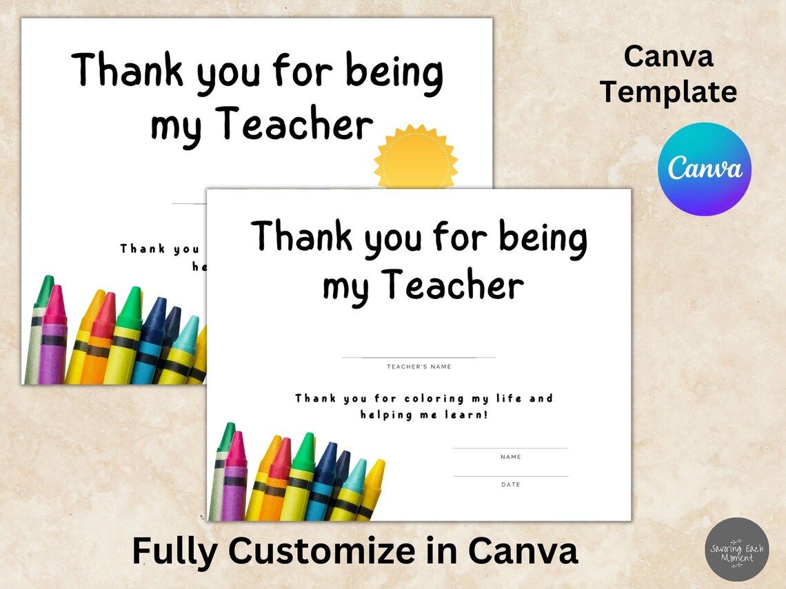 Teacher Certificate of Appreciation Template, Teacher Appreciation Week ...