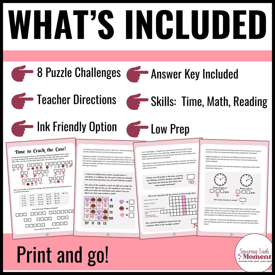 Valentines Day Escape Room for Kids, Printable Party Game, Escape Room ...