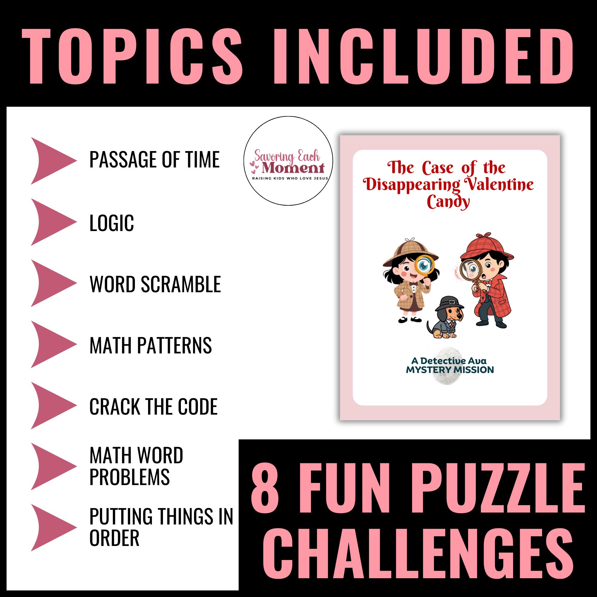 Valentines Day Escape Room for Kids, Printable Party Game, Escape Room ...