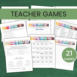 Teacher Trivia Game, Teacher Alphabet Game, Teacher Retirement Game ...