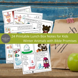 Lunch Box Notes, Scripture Verses, Bible Promises, Back to School ...