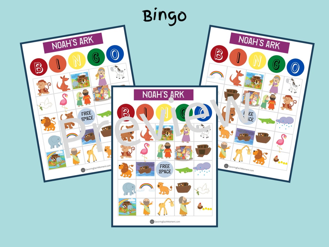 Bible Activities for Kids Noahs Ark Bible Busy Binder Bible Busy Book ...