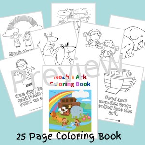 Bible Activities for Kids | Noahs Ark | Bible Busy Binder| Bible Busy ...