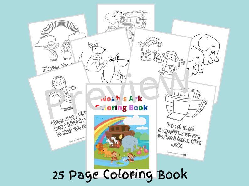 Bible Activities for Kids | Noahs Ark | Bible Busy Binder| Bible Busy ...