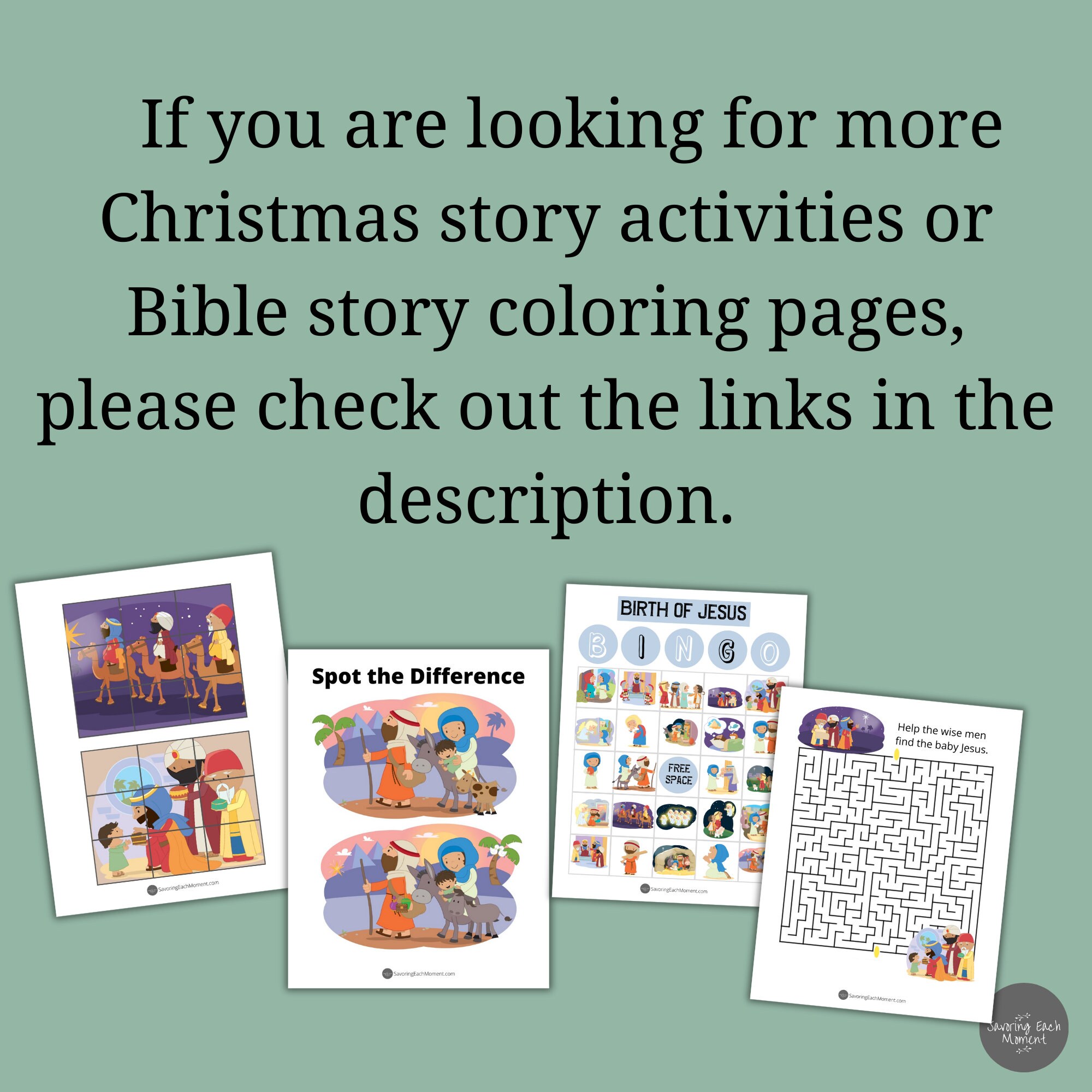 Nativity Coloring Pages, Nativity Coloring Sheet, Nativity for Kids ...