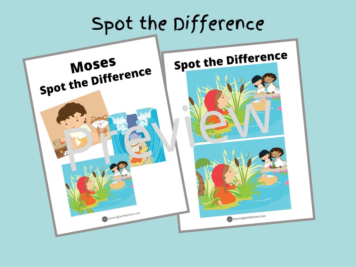 Bible Activities for Kids|moses|bible Story Printables | Bible Busy ...
