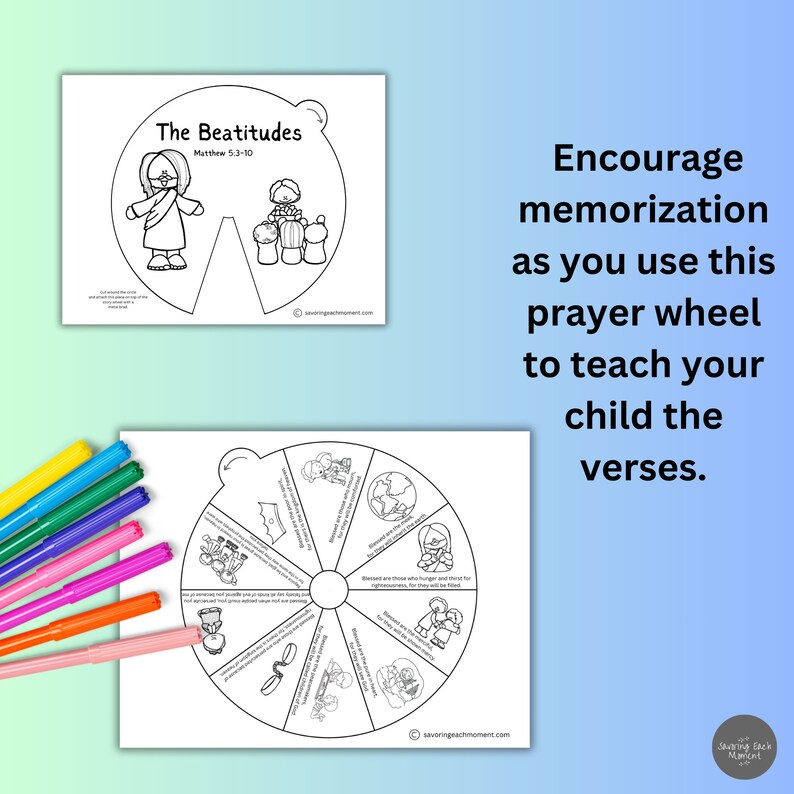 Beatitudes Sunday School Craft, Bible Craft Activities, Bible ...