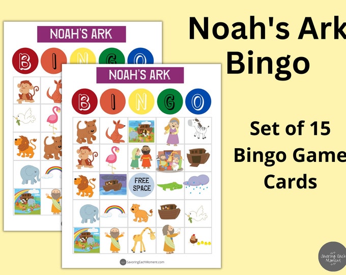 Moses Bingo Game for Kids Bible Bingo Game Printable Games for Kids ...