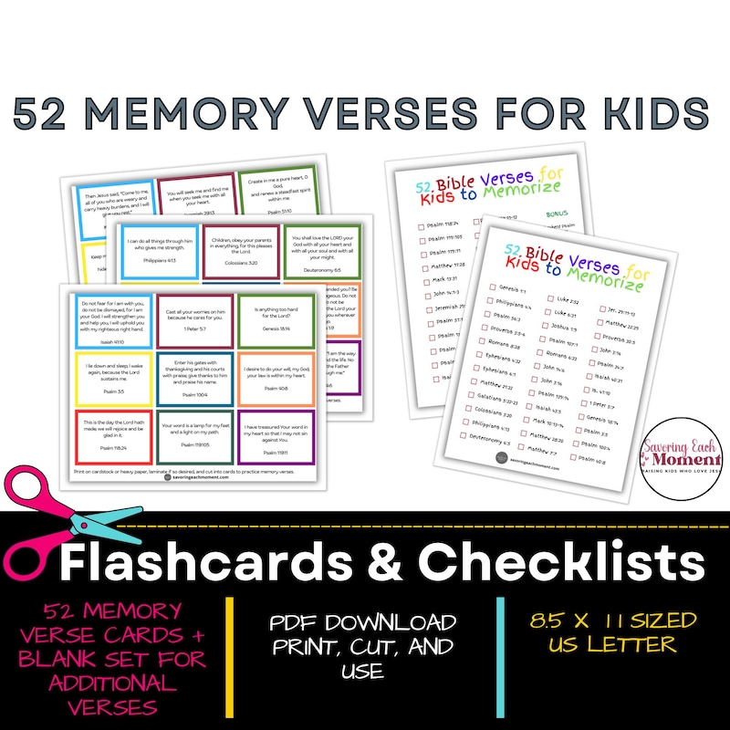 Scripture Memory - Etsy