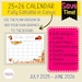 25-26 School Year Calendar Editable Canva Template, Academic Planner ...